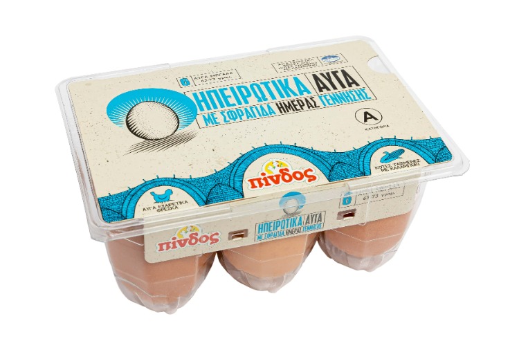 ΗΠΕΙΡΩΤΙΚΑ ΑΥΓΑ ΠΙΝΔΟΣ ΗΜΕΡΑΣ - ΜΕΓΑΛΑ 63-73g ΚΑΛΑΜΠΟΚΙ 6-ΑΔΑ ...